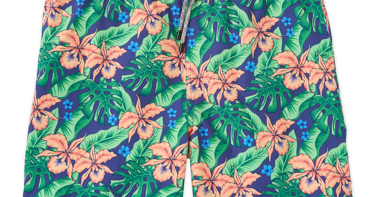 Printed Swim Trunks – Williams & Kent