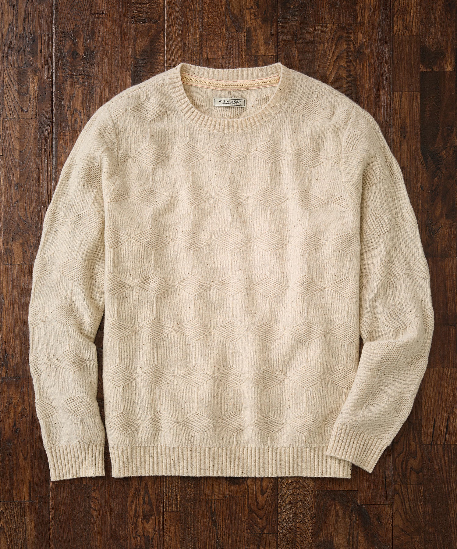 Plaited Merino Crew Neck Sweater – Williams & Kent