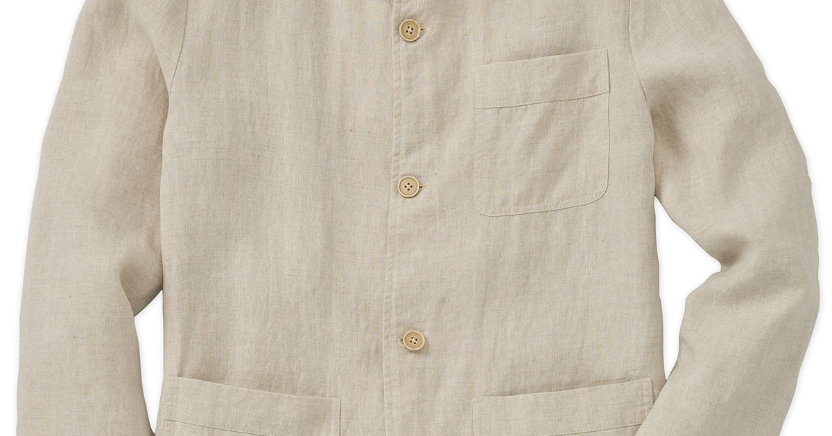 Linen Chore Coat For Lightweight Layering – Williams & Kent
