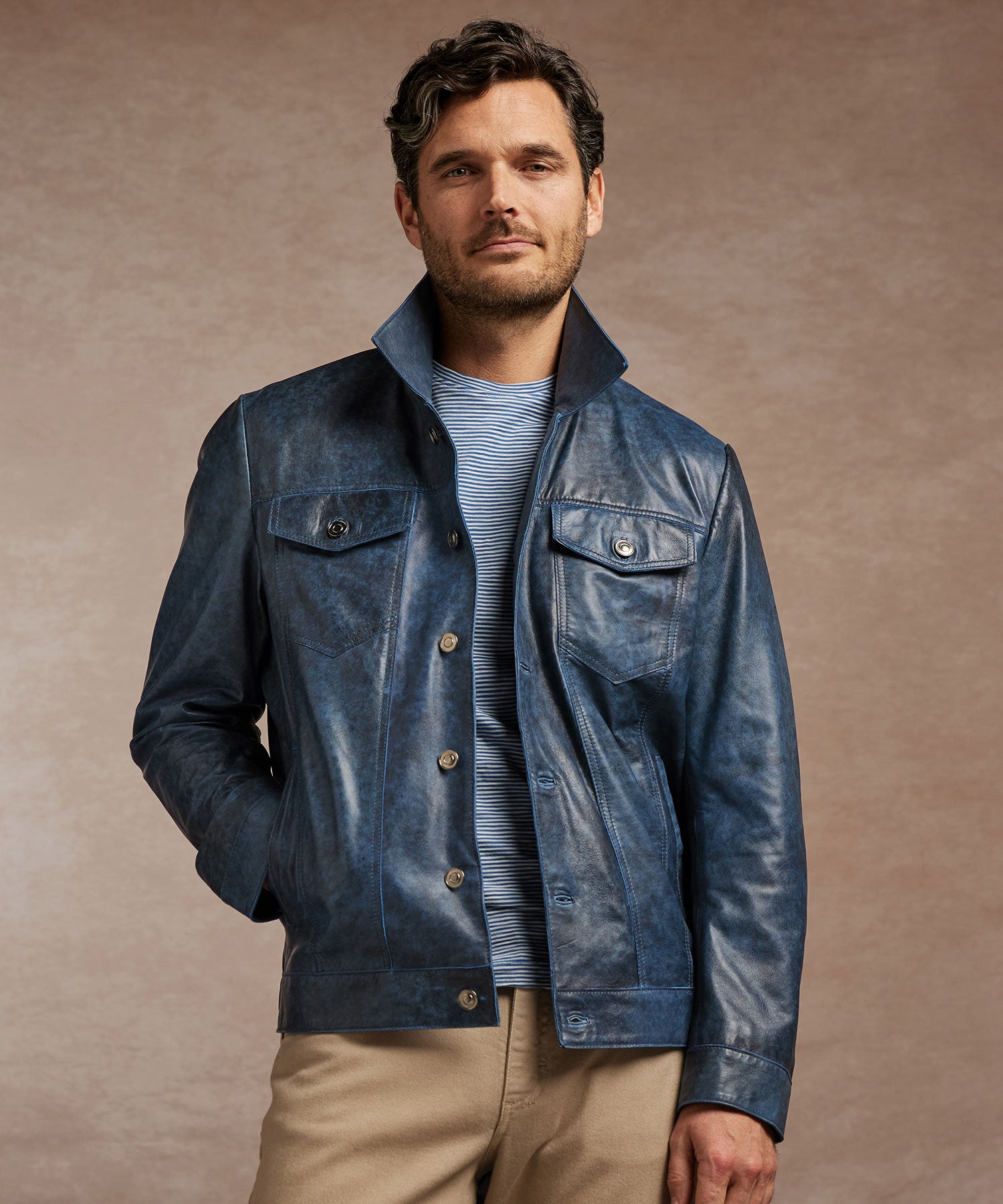 Men's Leather Jackets & Suede Bombers | Williams & Kent
